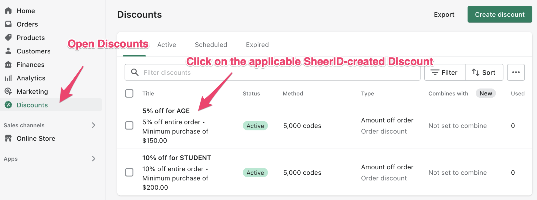 Shopify app information – SheerID Knowledge Base