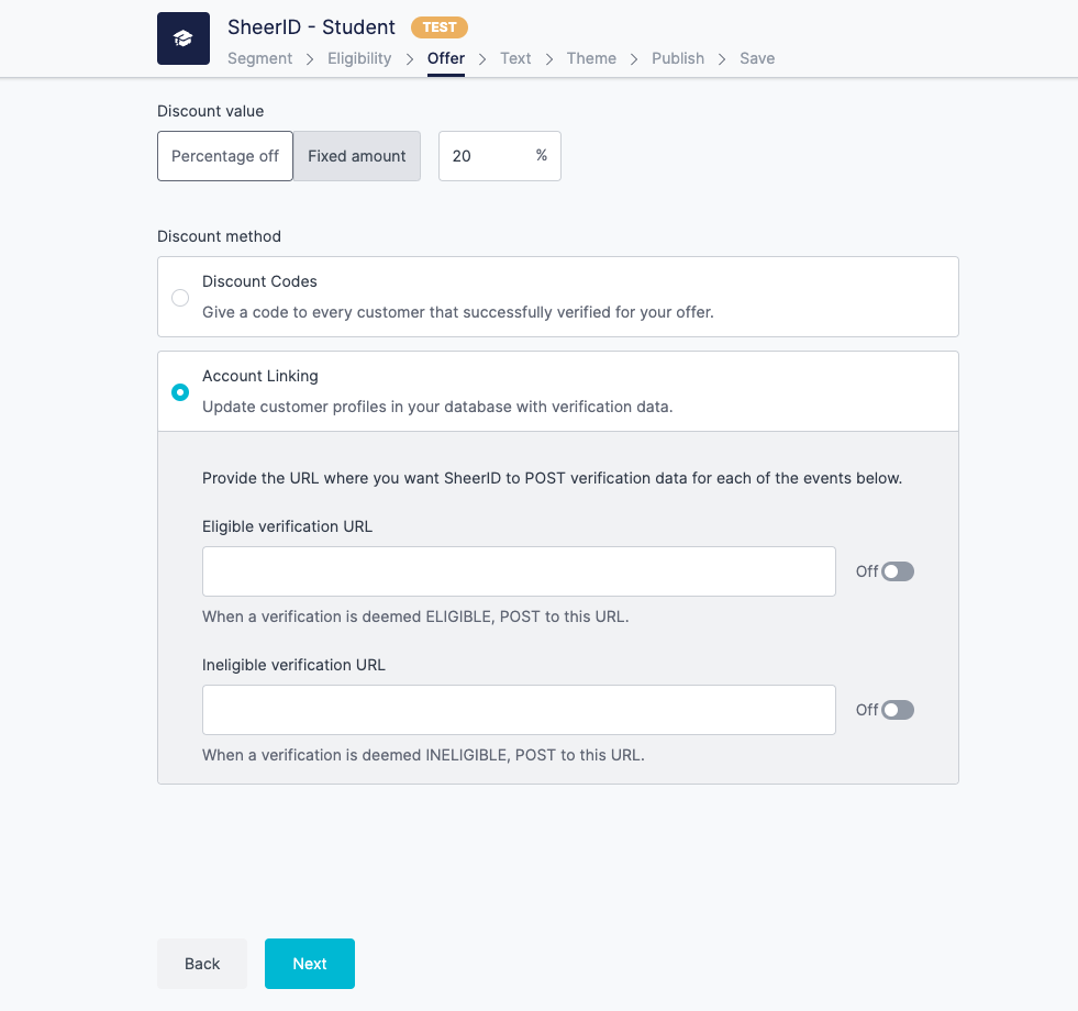 Designing a program – SheerID Help Center