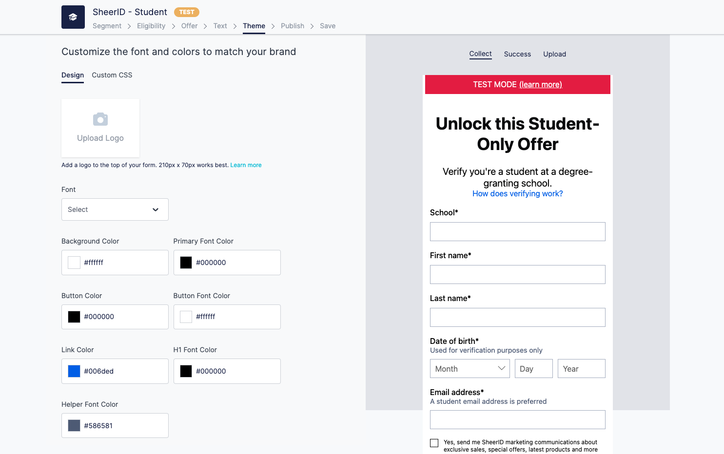 Designing a program – SheerID Help Center